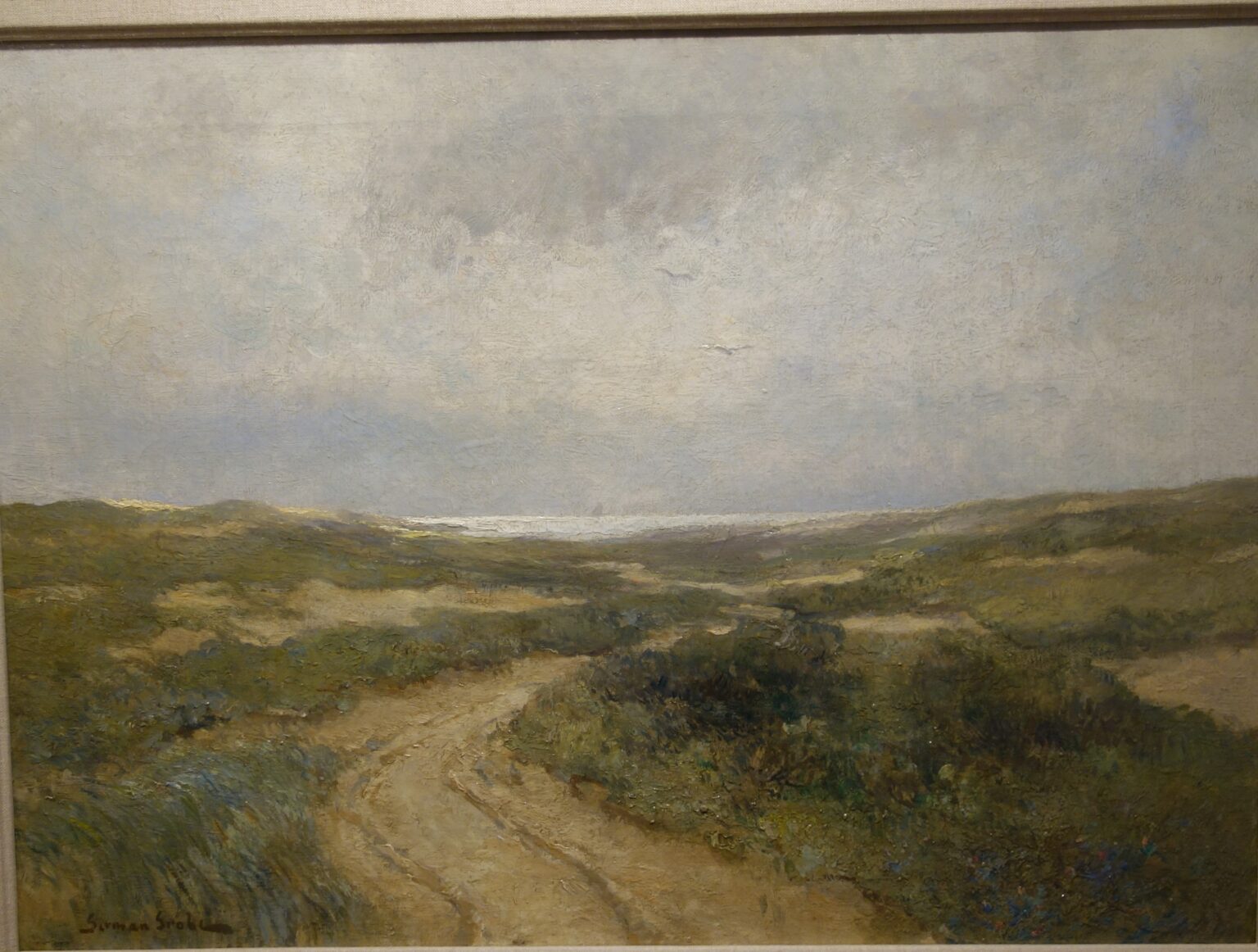 German Grobe – Gezicht op de duinen – De Katwijkse School
